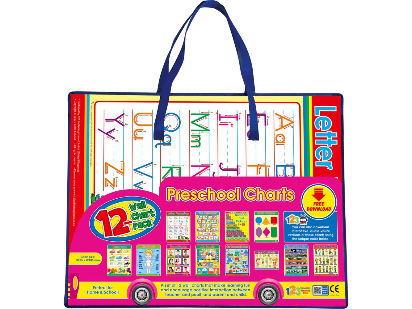 Preschool Charts (12 Wall Charts) - Educational Wall Chart Pack in ...